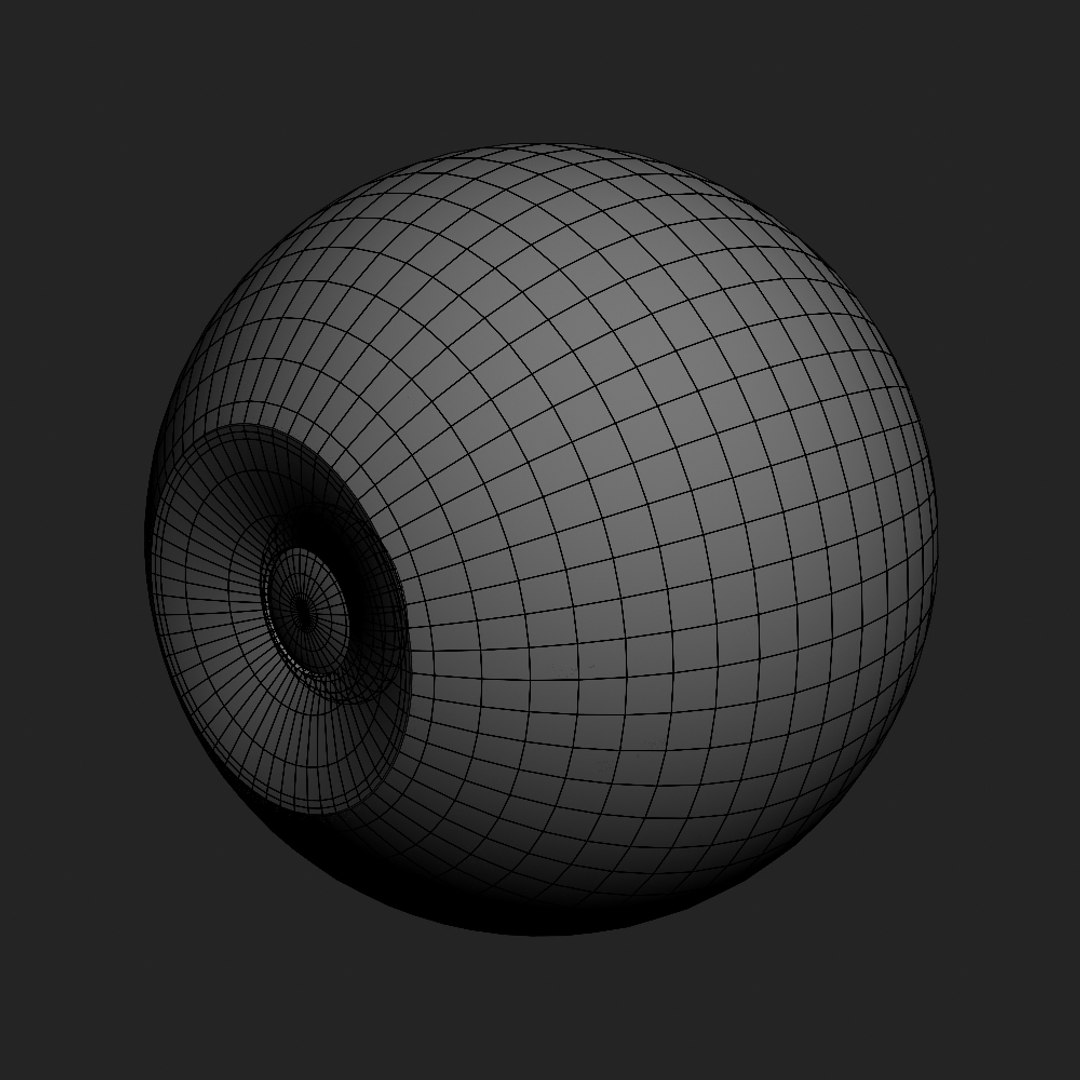 3d Model Eyes Human Realistic Eyeball