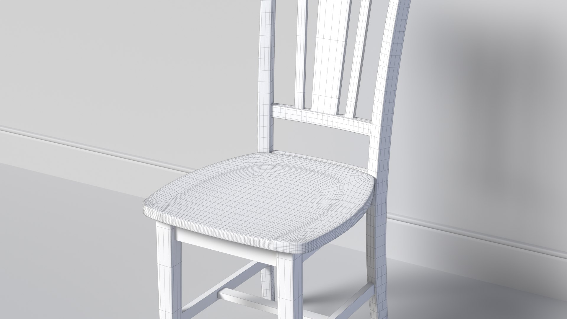Chair Solid Wood Model - TurboSquid 1571314
