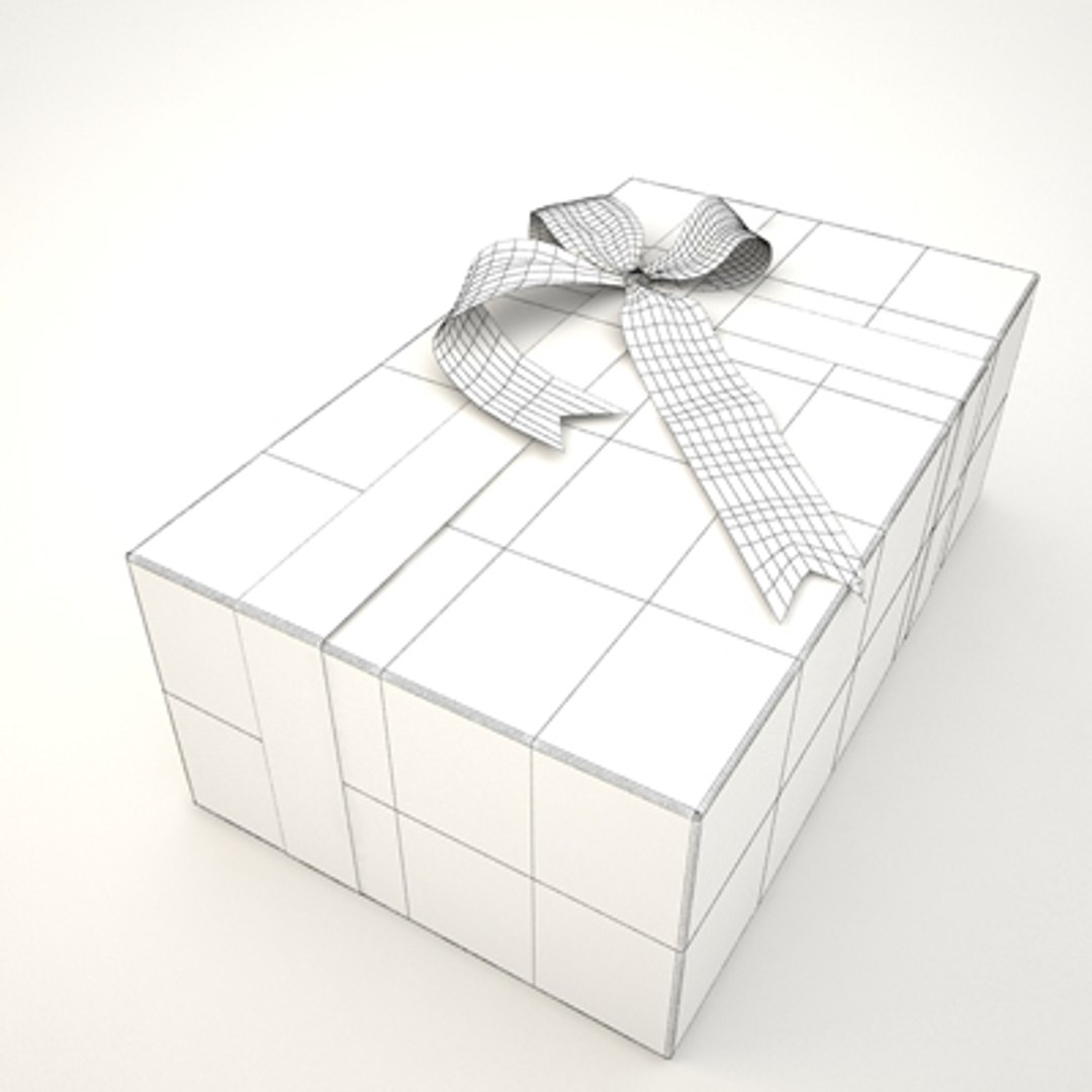 3d Gift Wrap Model