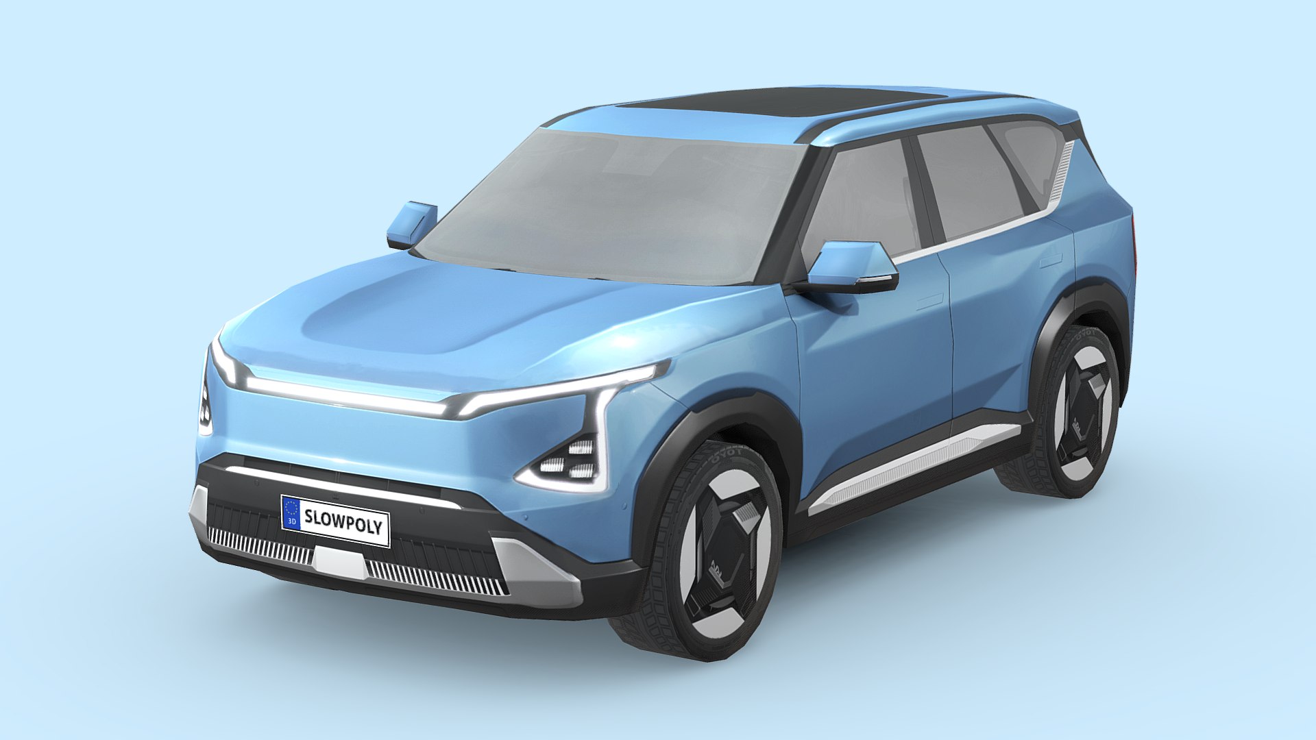 Kia EV5 2024 3D Model - TurboSquid 2210120