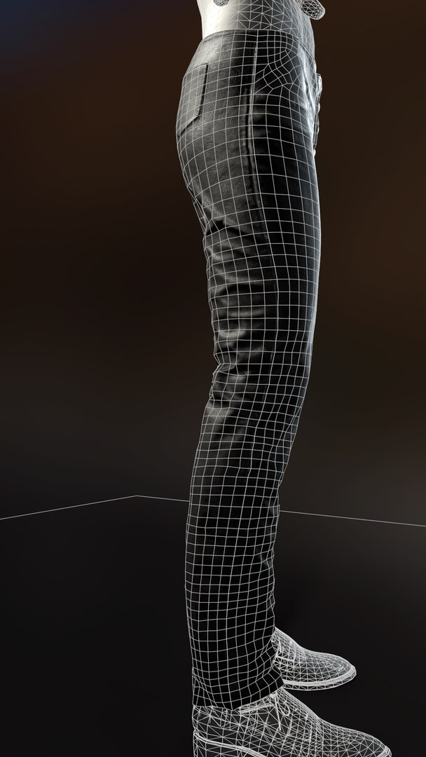 3D pants buttons removable - TurboSquid 1415239
