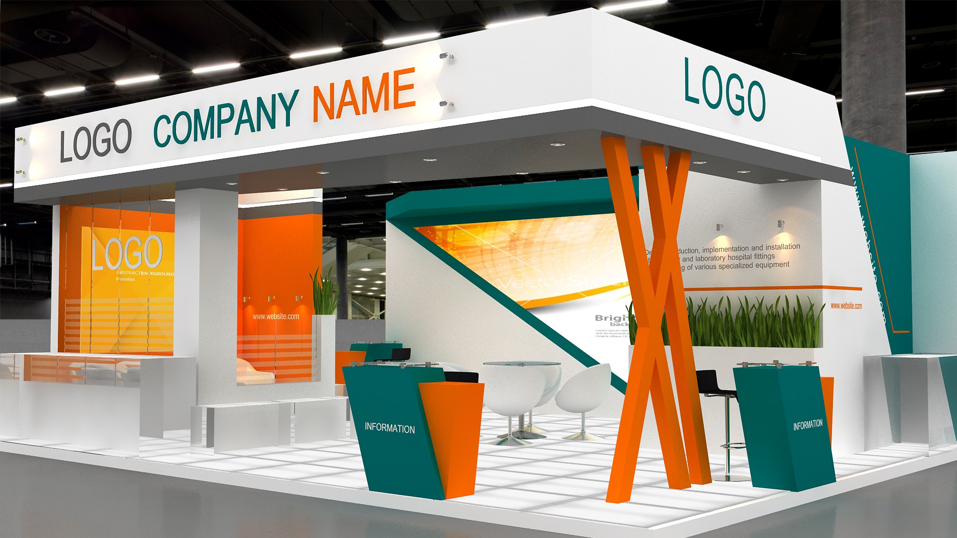 3D 3D Model Exhibition Model - TurboSquid 2344232