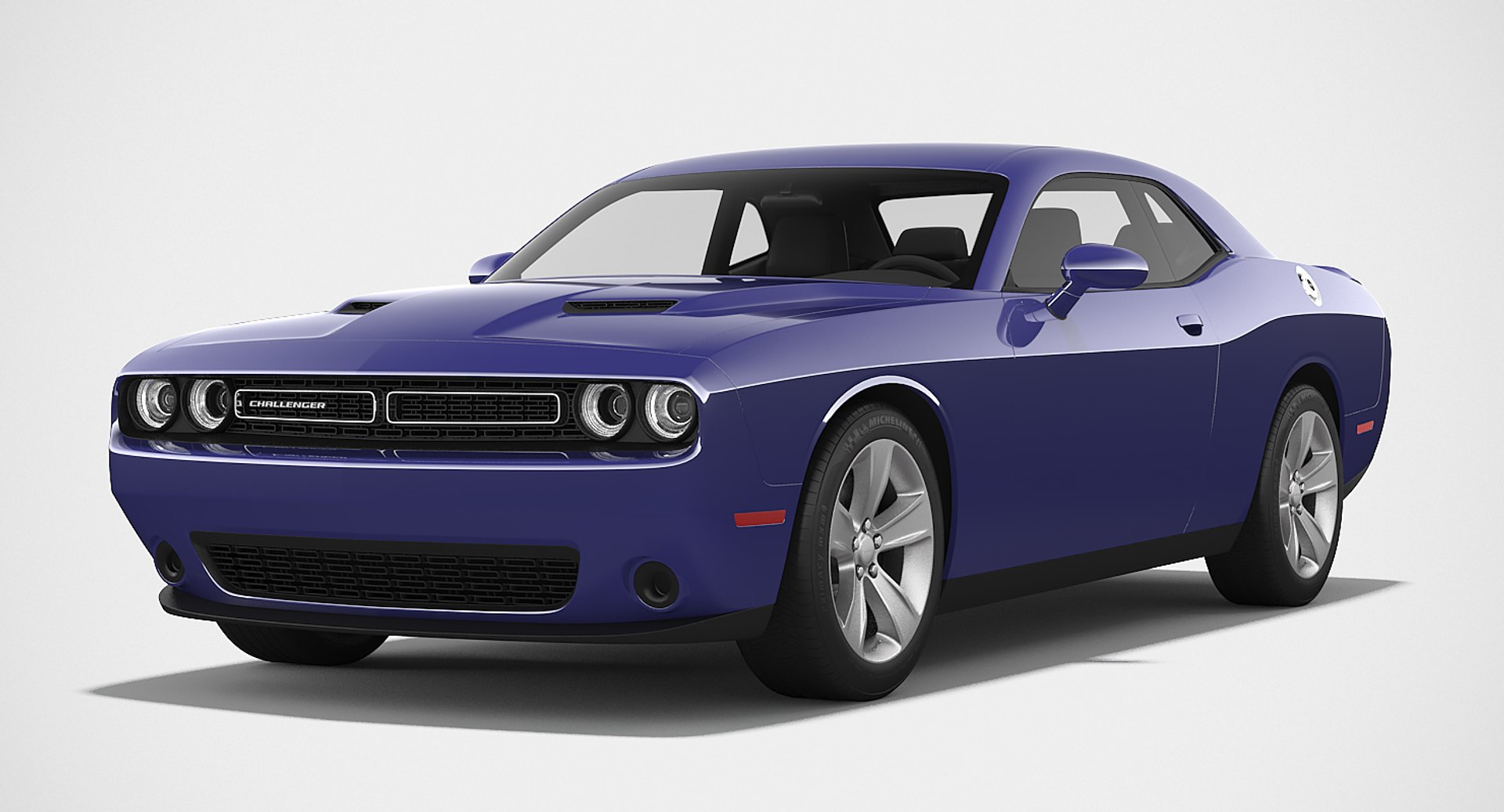 Dodge Challenger Sxt 2015 3d 3ds