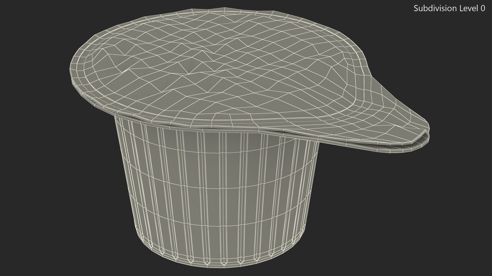 3D portioned coffee creamer plastic - TurboSquid 1577180