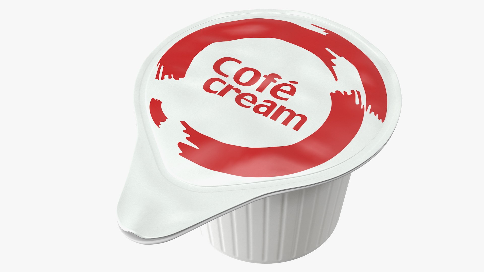 3D portioned coffee creamer plastic - TurboSquid 1577180