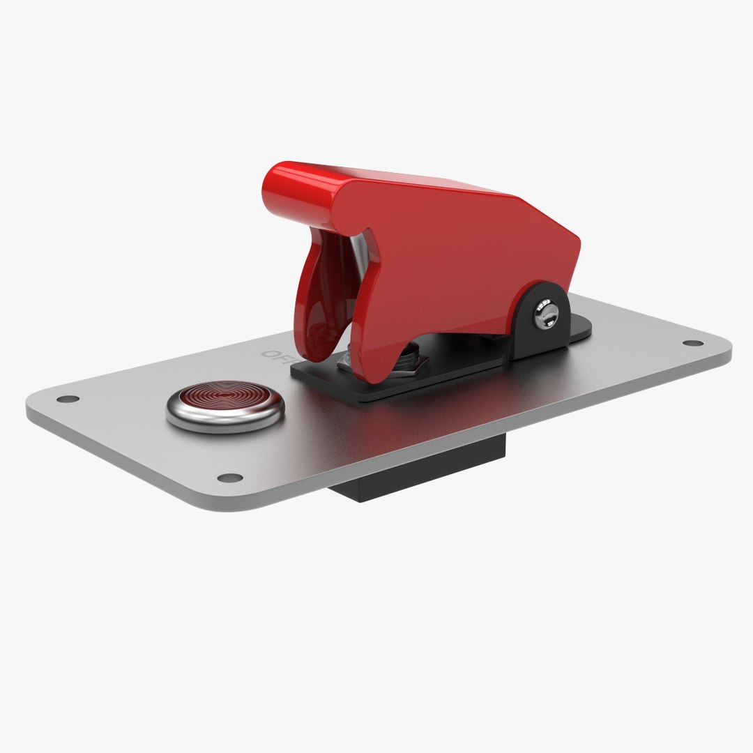 Toggle Switch Button 3D - TurboSquid 1244328