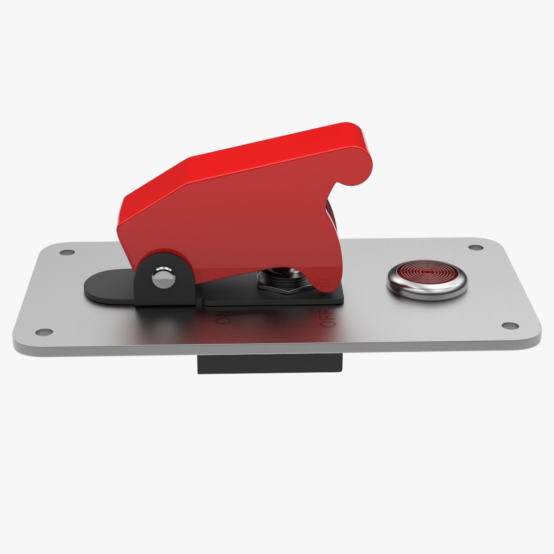 Toggle Switch Button 3D - TurboSquid 1244328