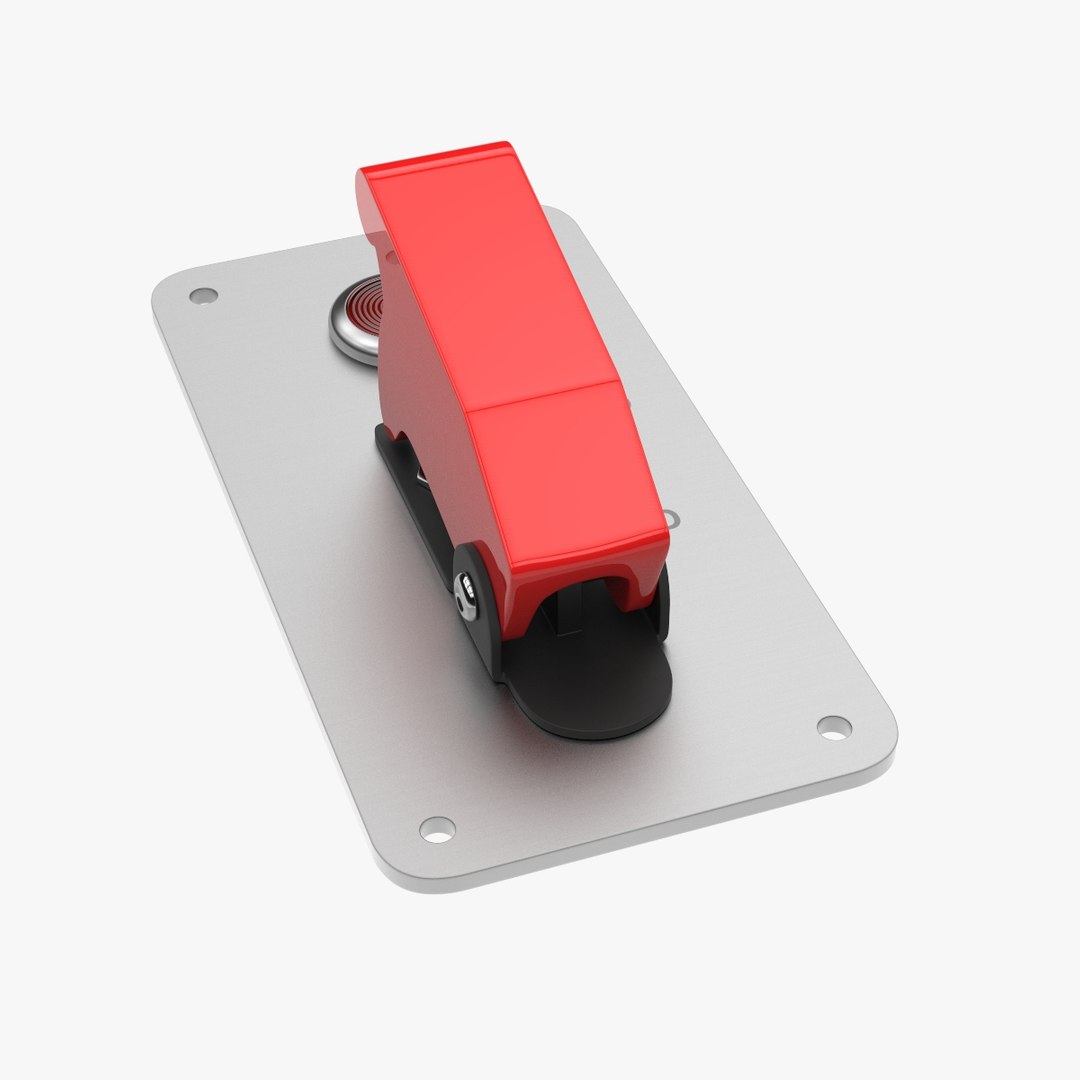 Toggle Switch Button 3D - TurboSquid 1244328