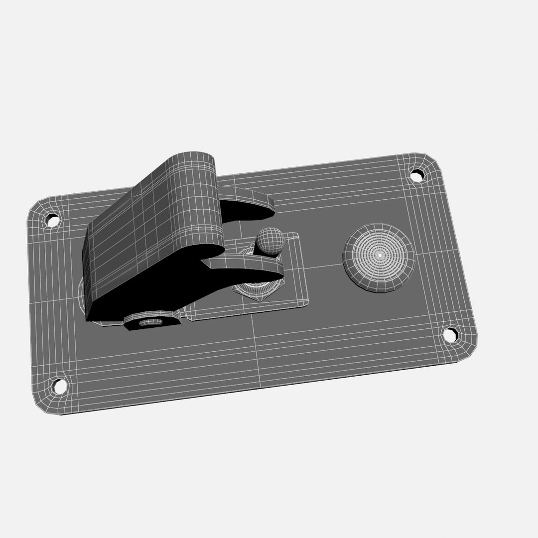Toggle Switch Button 3D - TurboSquid 1244328
