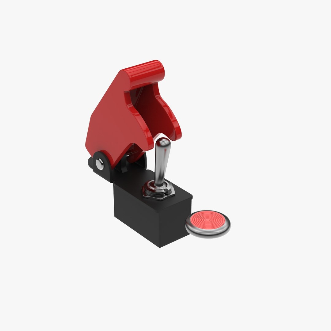 Toggle Switch Button 3D - TurboSquid 1244328