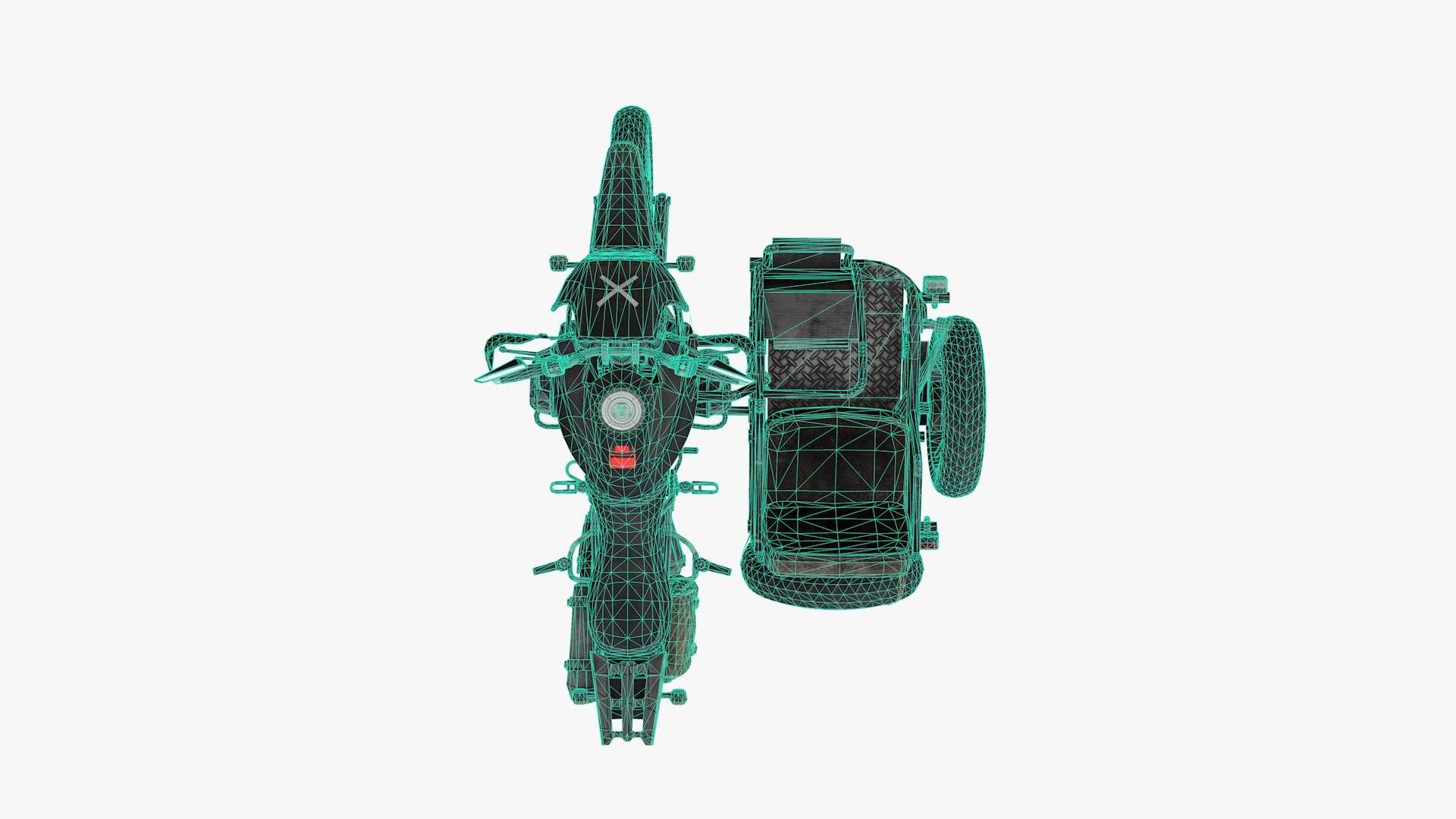 Motorbike Sidecar 3D - TurboSquid 1861071