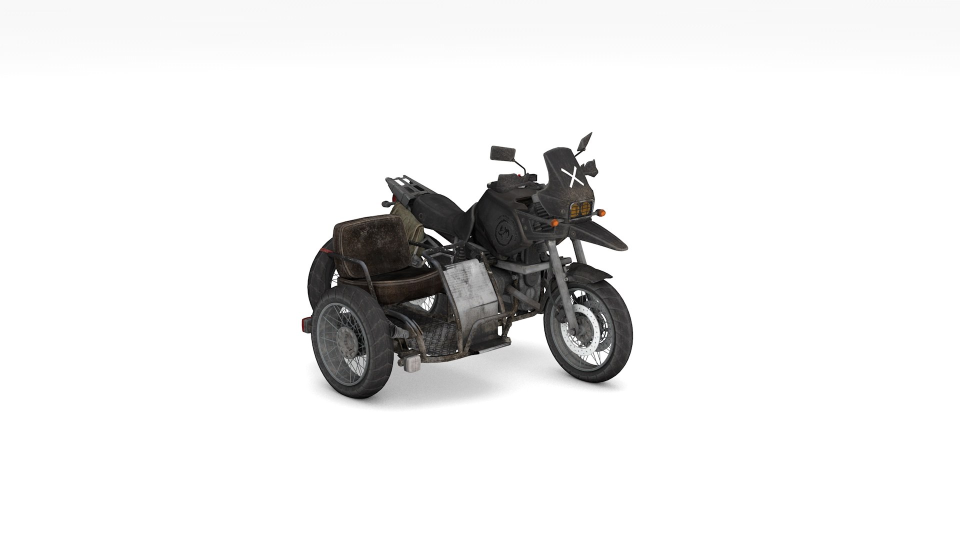 Motorbike Sidecar 3D - TurboSquid 1861071