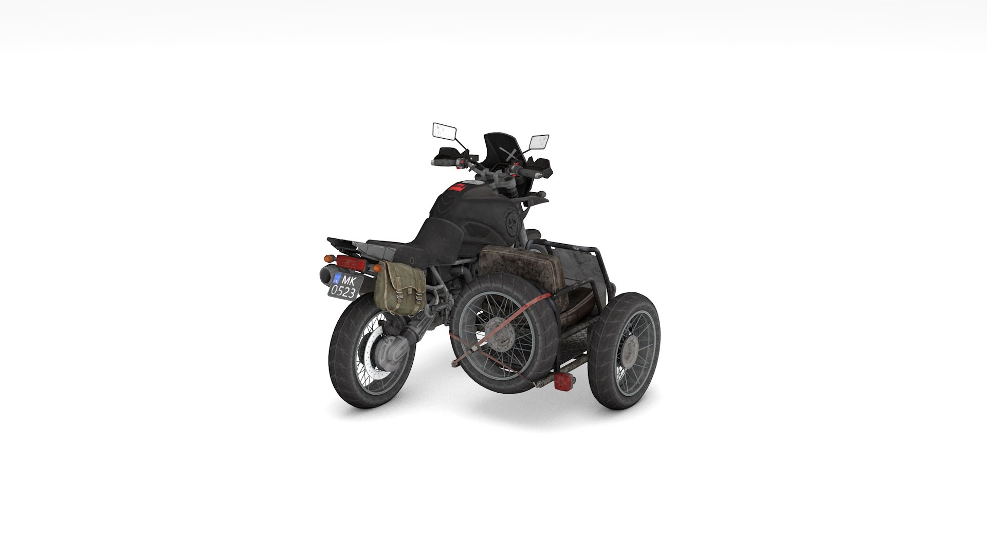 Motorbike Sidecar 3D - TurboSquid 1861071