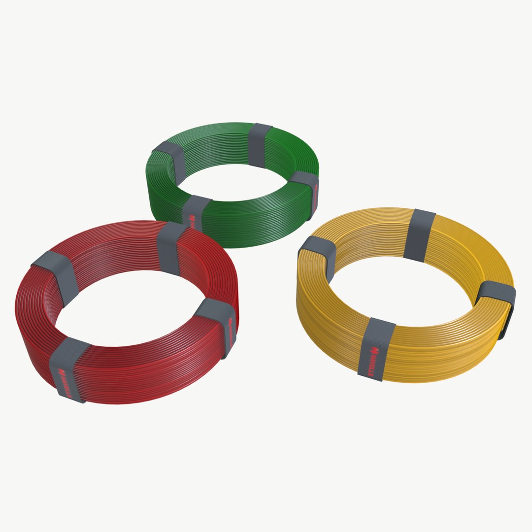 3D Wire Bundle Model - TurboSquid 2363453