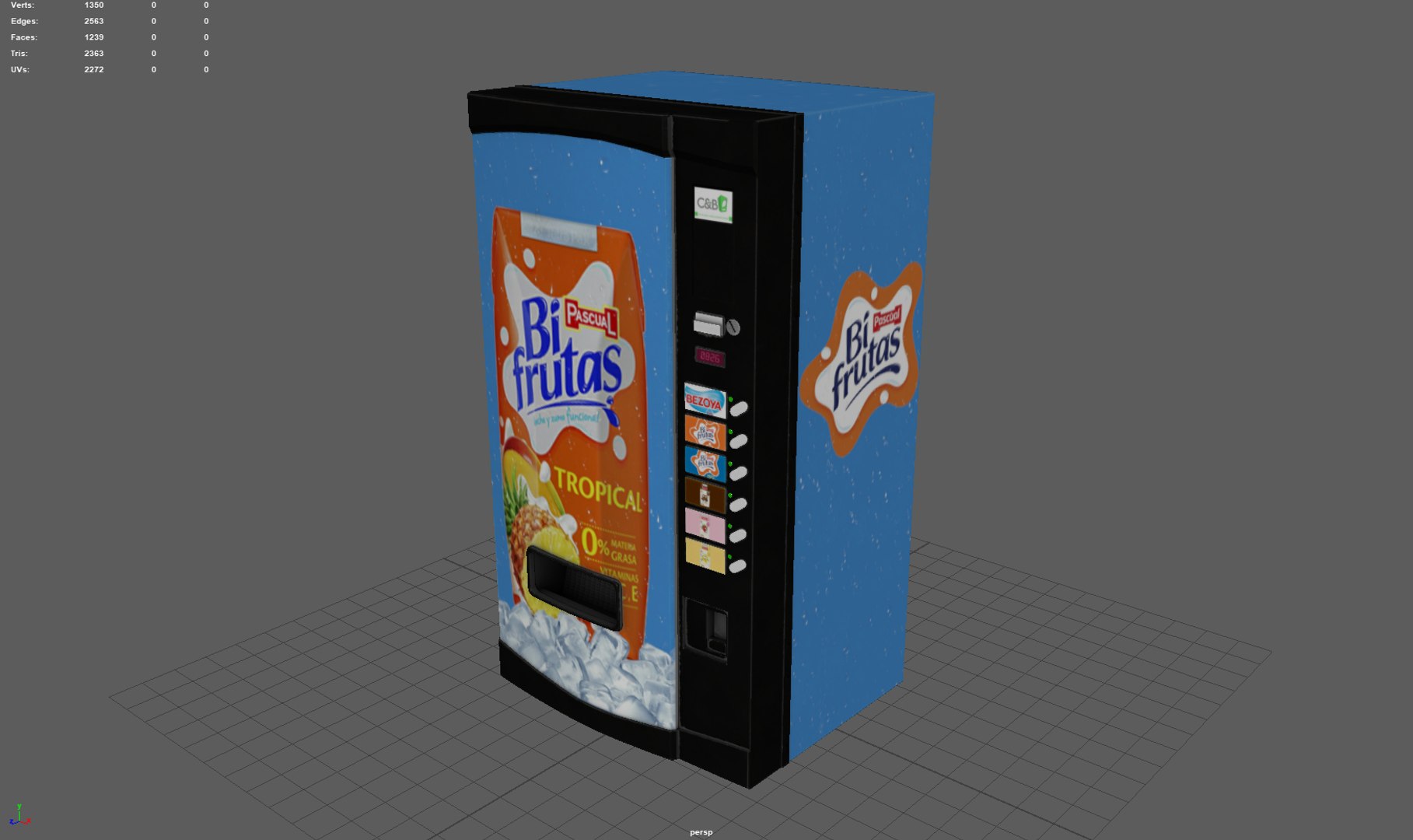 3D Vending Machine Model - TurboSquid 1881918