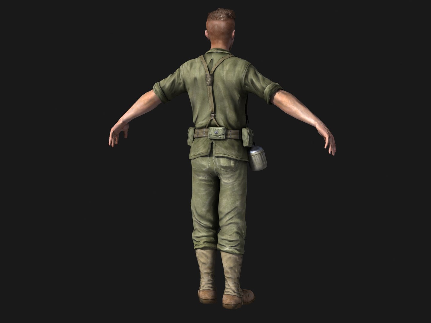 Soldier Character 3d Model