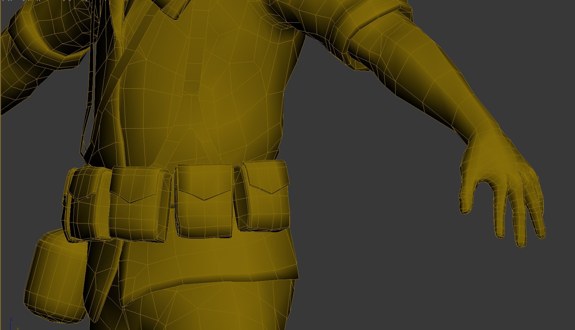 Soldier Character 3d Model