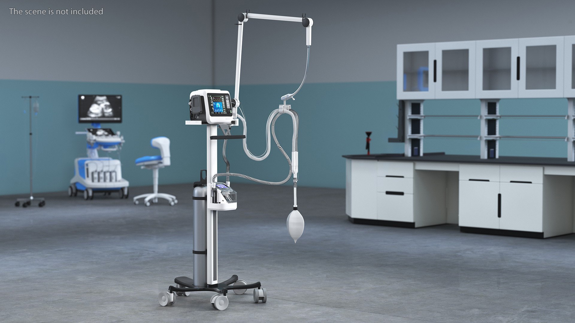 Mobile Mechanical Ventilation Apparatus 3D - TurboSquid 2229930