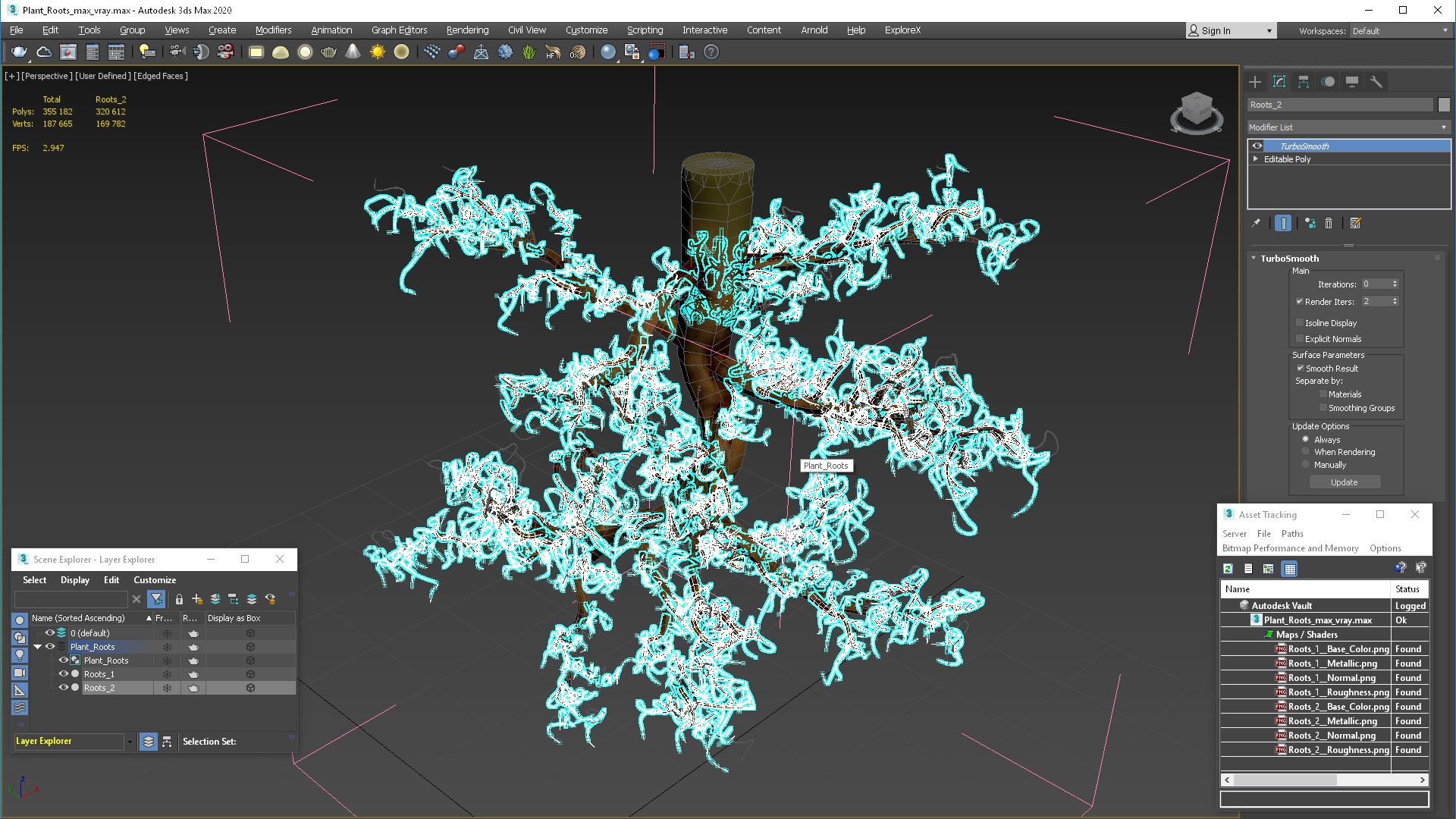 Plant Roots 3D Model - TurboSquid 2310779