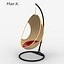 3d model of hanging chair