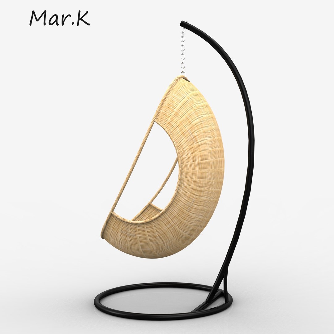 3d Model Of Hanging Chair