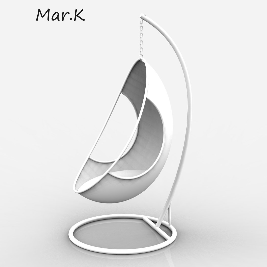 3d Model Of Hanging Chair