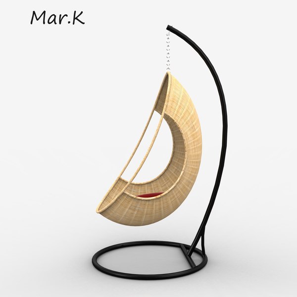 3d model of hanging chair