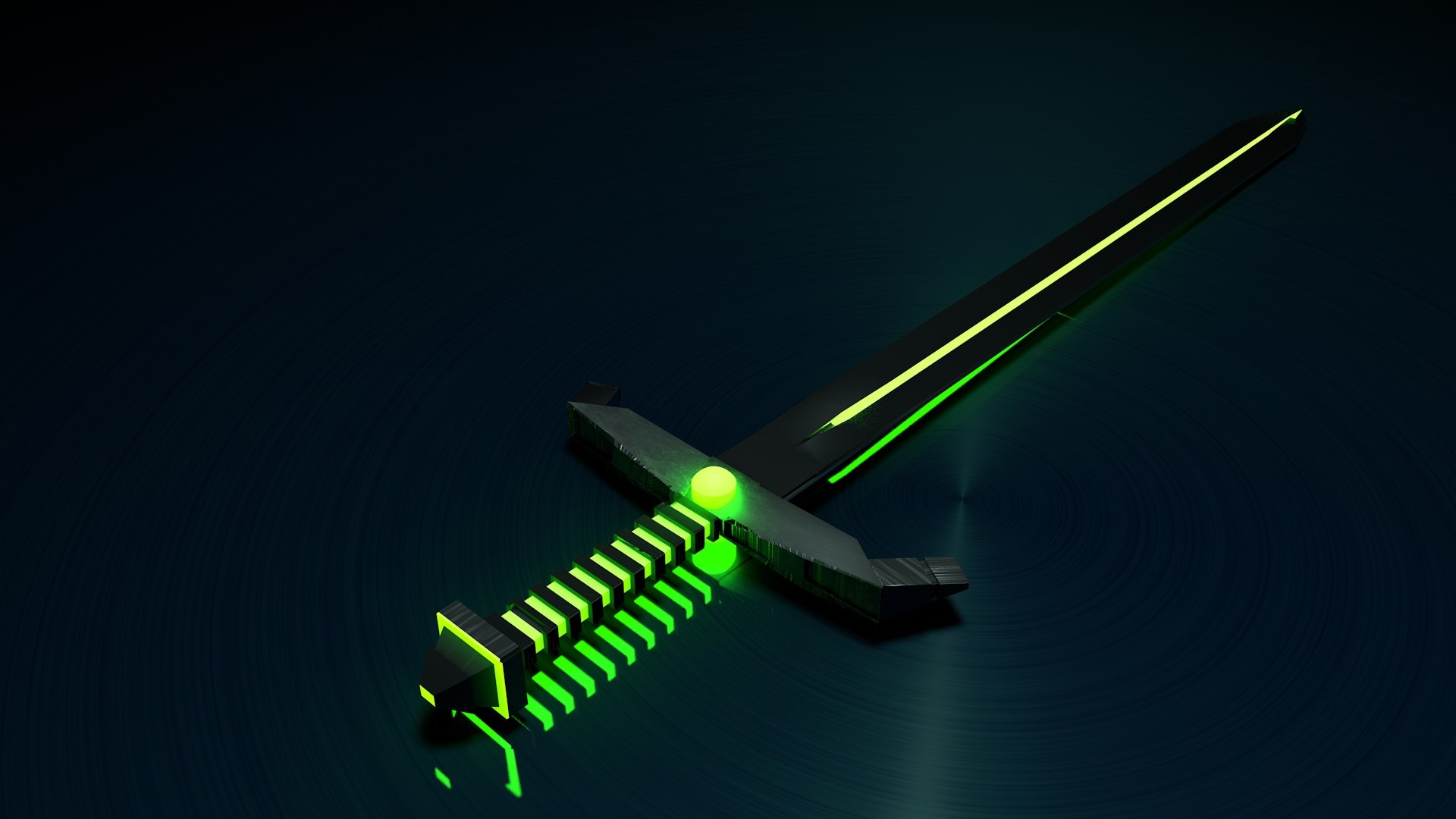 3D Glowing Sword Model - TurboSquid 1690883