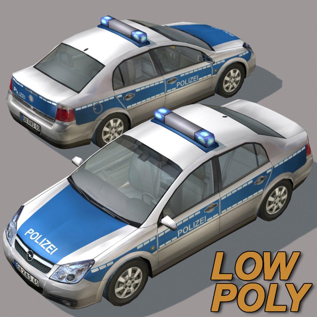 3ds Max Police Car German