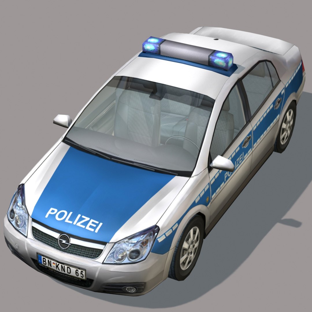 3ds Max Police Car German