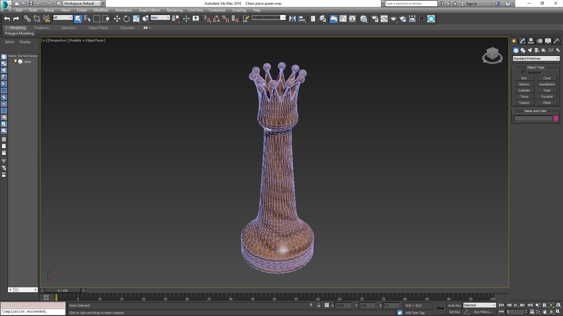 Chess Piece Queen 3D Model - TurboSquid 2336392