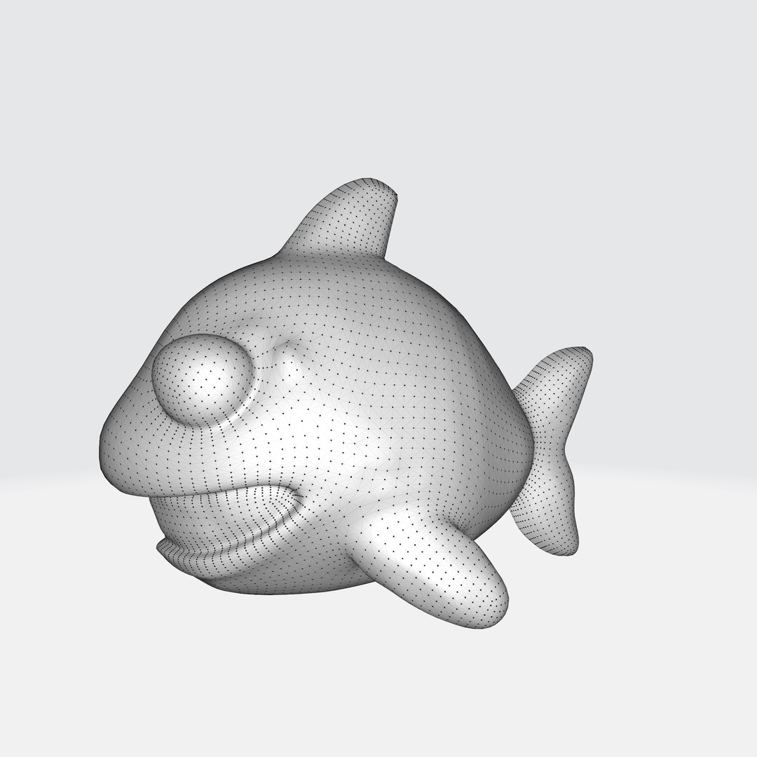 Cute Cartoon Shark 3D Model - TurboSquid 2268948