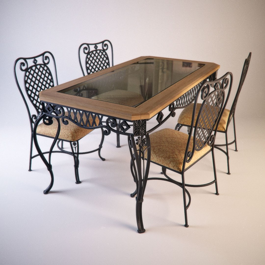 table forged 3d model