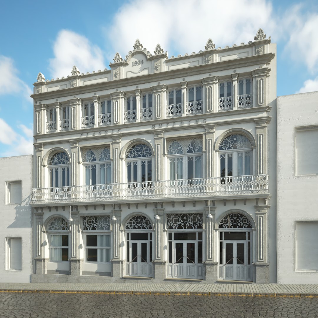 Classic Building 3D - TurboSquid 2264582