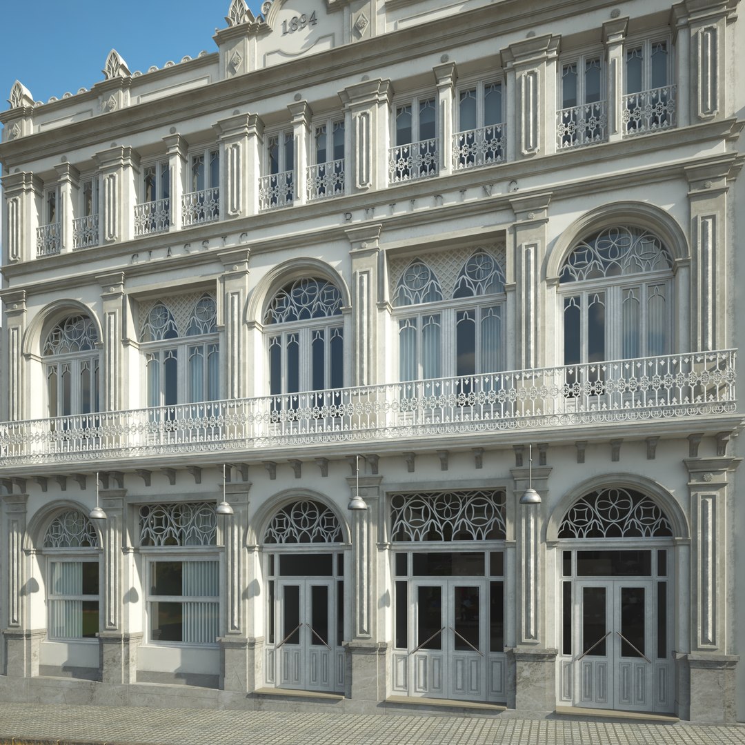 Classic Building 3D - TurboSquid 2264582