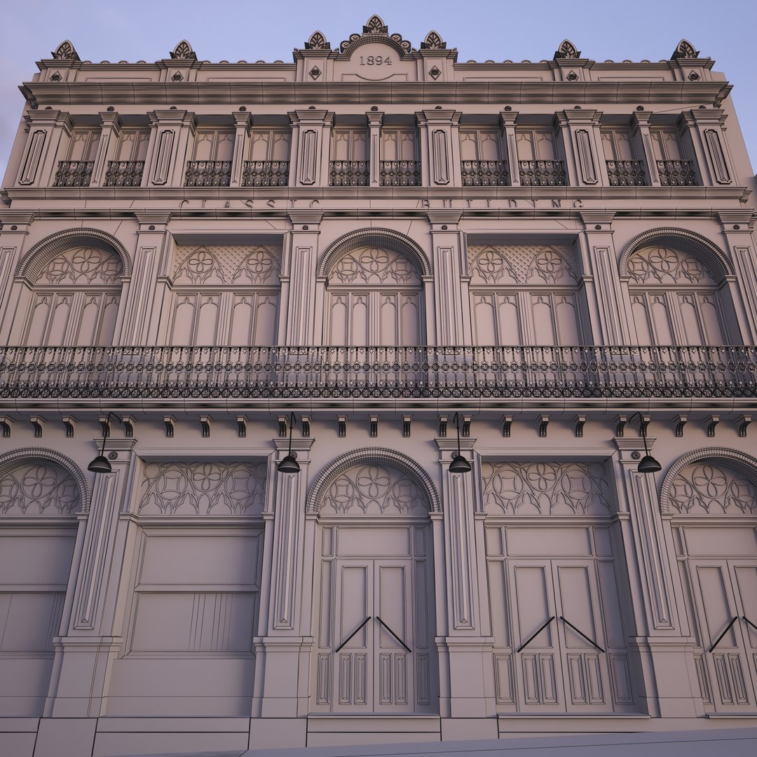Classic Building 3D - TurboSquid 2264582