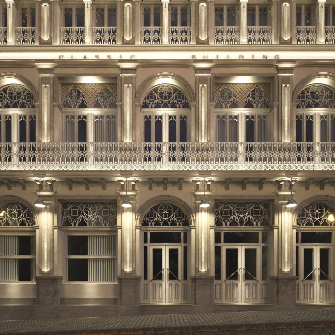 Classic Building 3D - TurboSquid 2264582