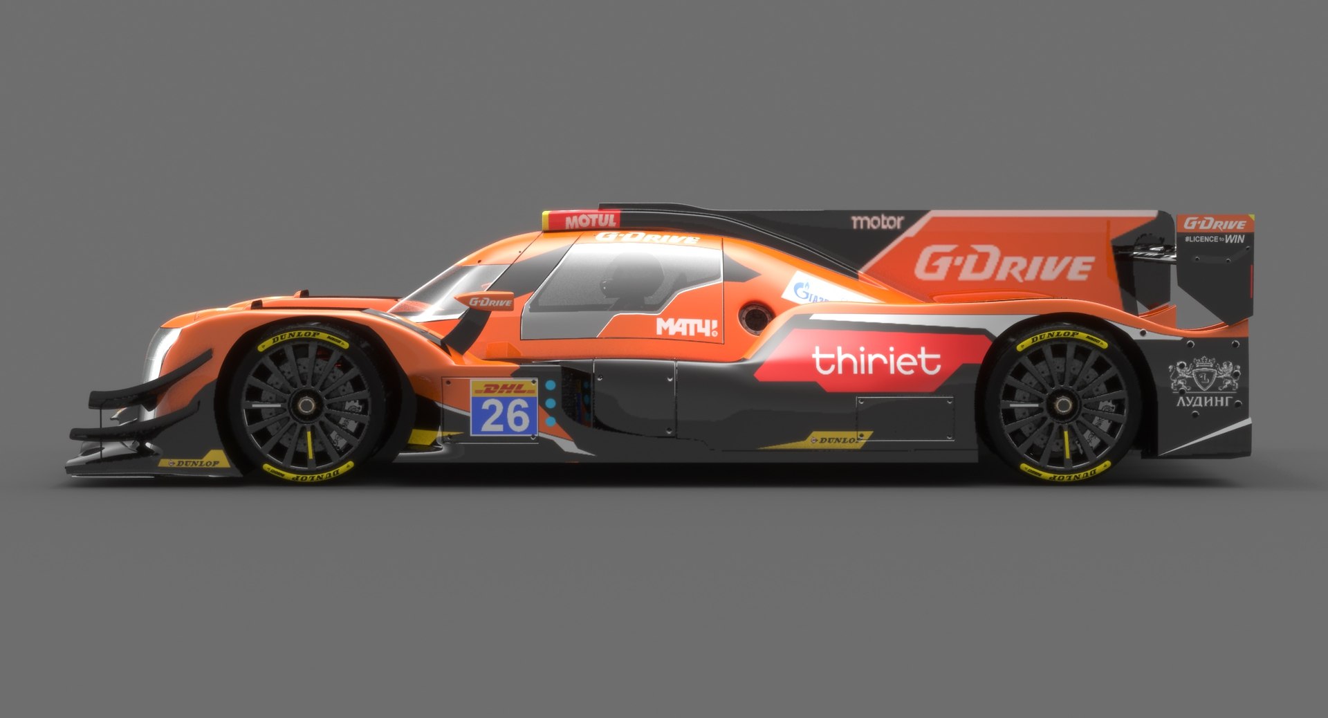 3D G-drive Racing Lmp2 Wec - TurboSquid 1194655