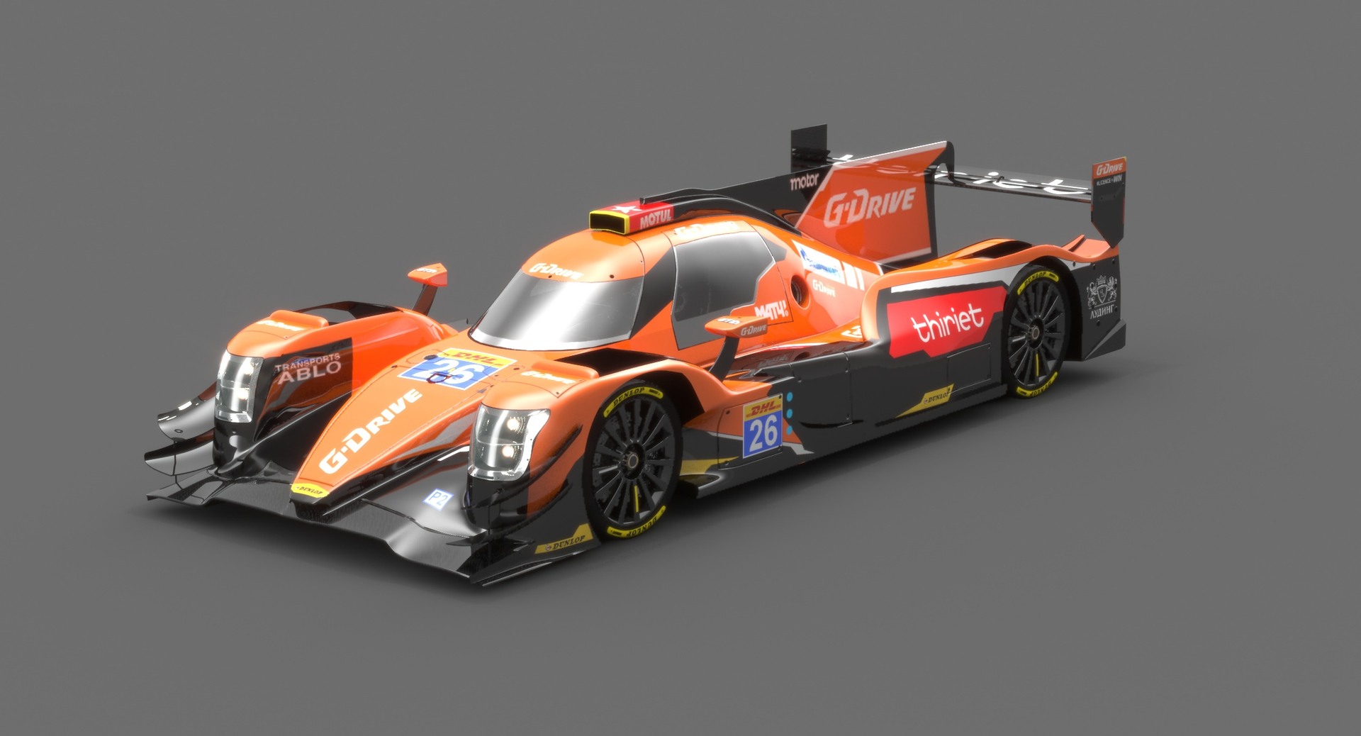 3D G-drive Racing Lmp2 Wec - TurboSquid 1194655