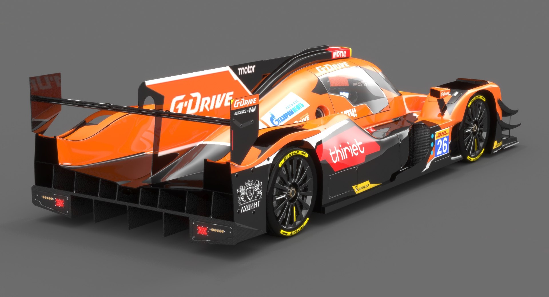3D G-drive Racing Lmp2 Wec - TurboSquid 1194655