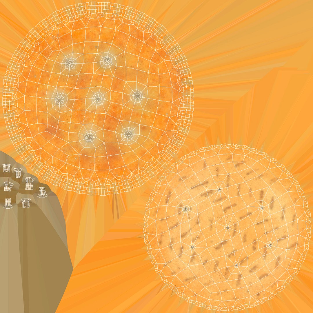 3D Cracker Round Model - TurboSquid 2383663