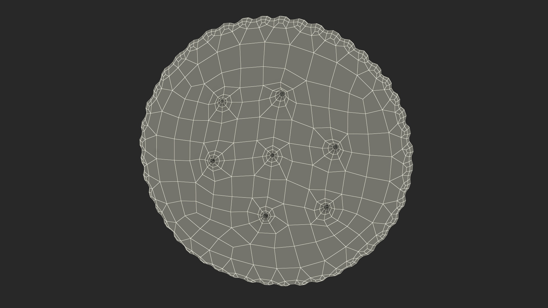 3D Cracker Round Model - TurboSquid 2383663
