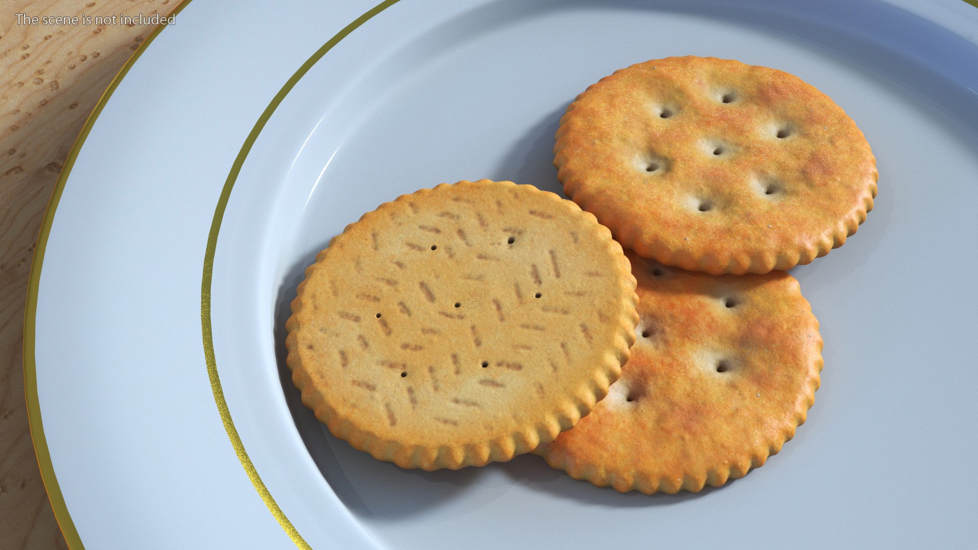 3D Cracker Round Model - TurboSquid 2383663