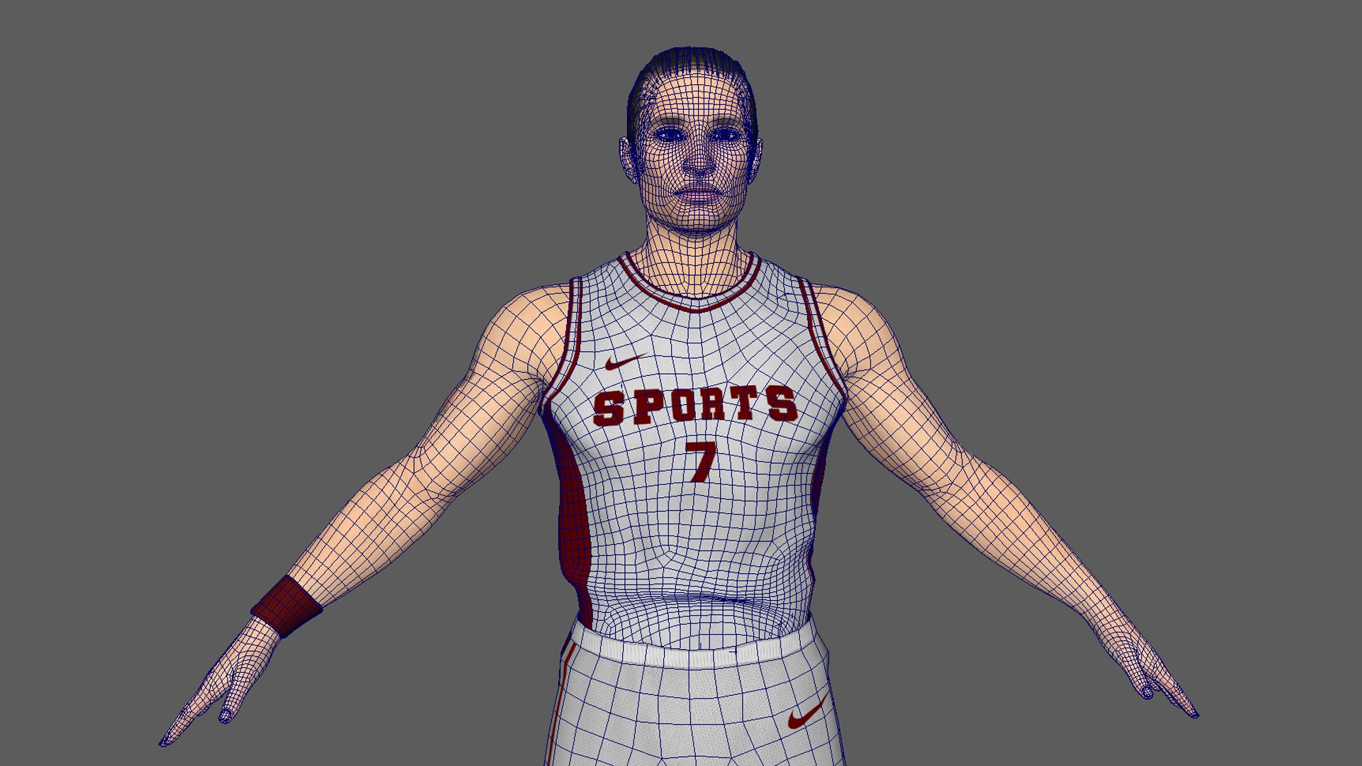 3D Basketball Player White Player 01 Model - TurboSquid 1771429