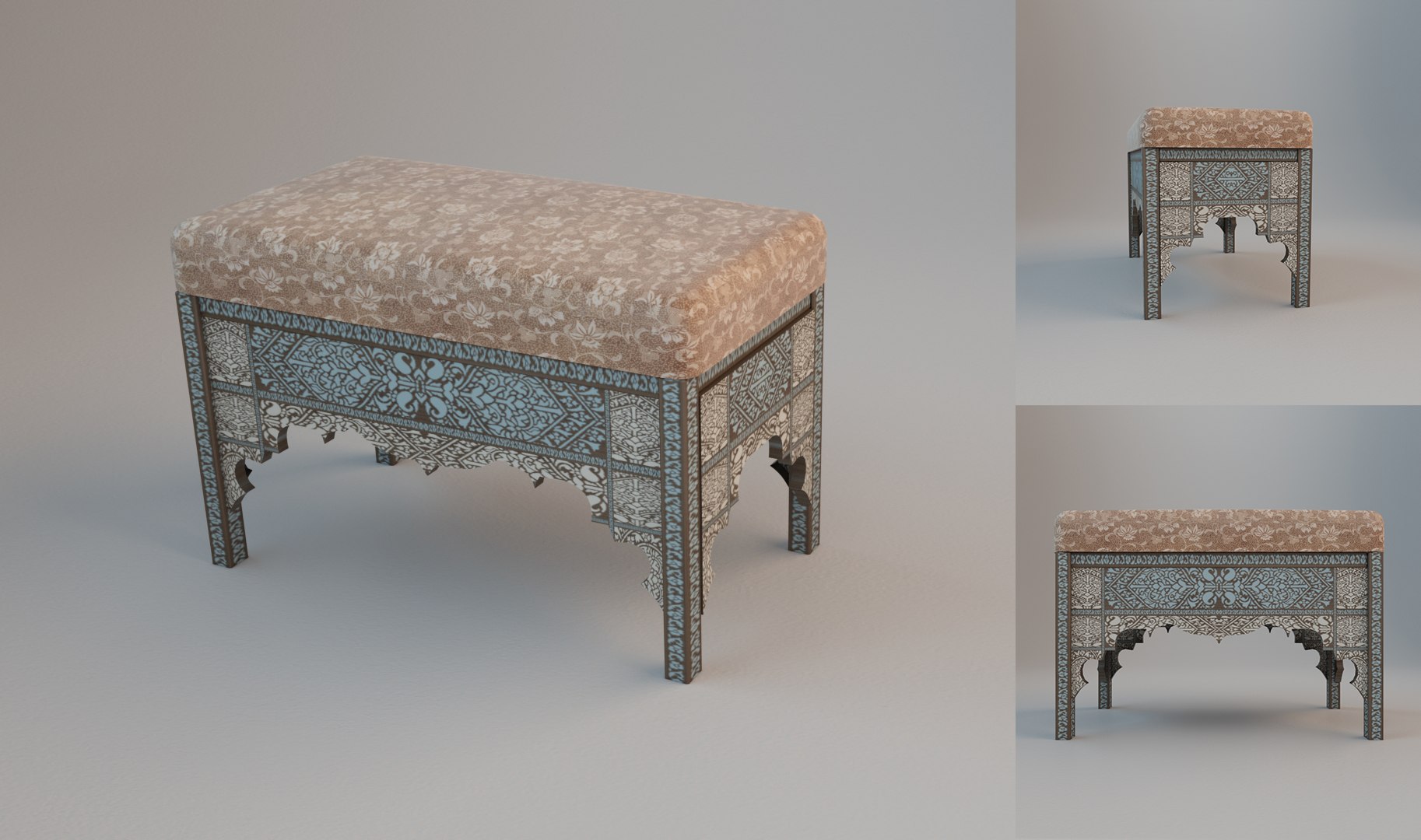3d Ottoman Oriental Style
