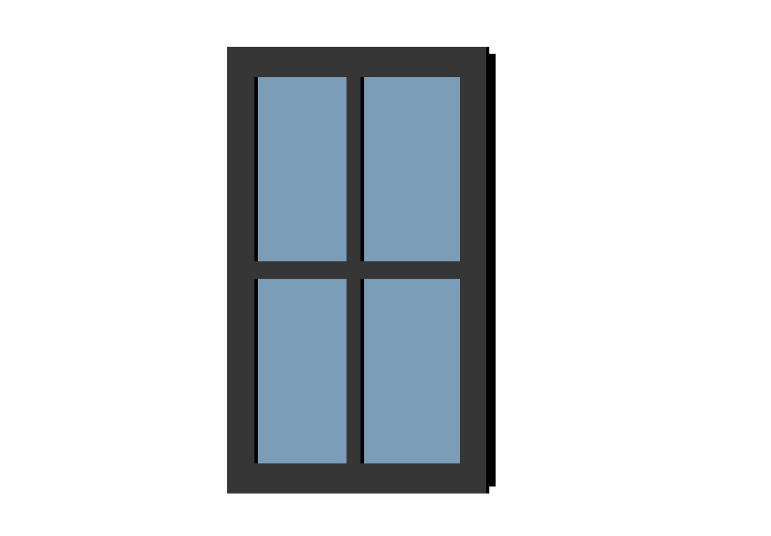 3D Basic Window Model model - TurboSquid 1977566