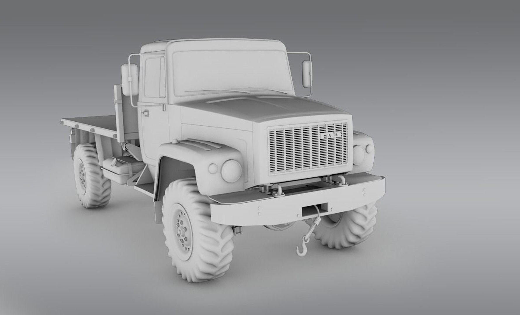 Gaz 3308 sadko model - TurboSquid 1416475