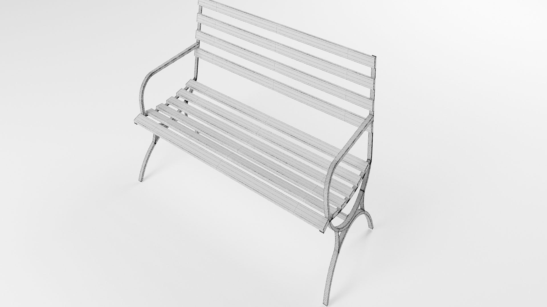 Bench 3D Model - TurboSquid 2186106
