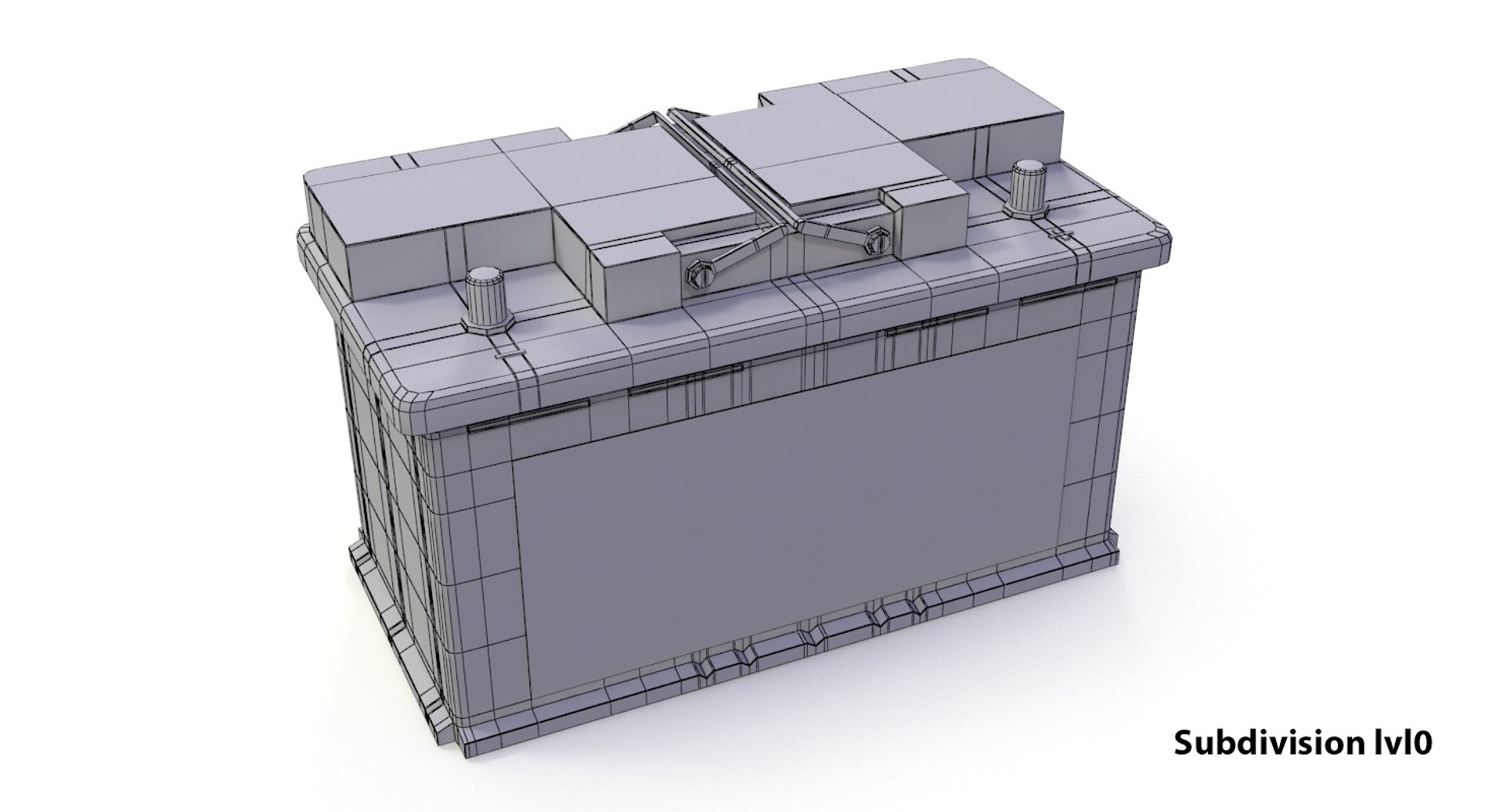 3D car battery - TurboSquid 1309646