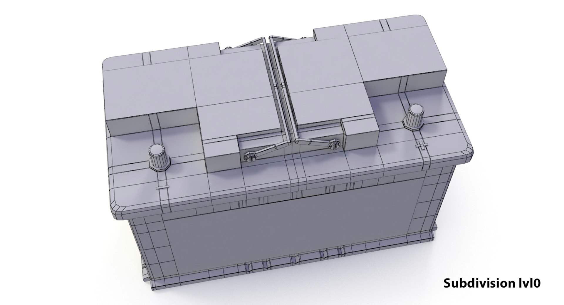 3D car battery - TurboSquid 1309646